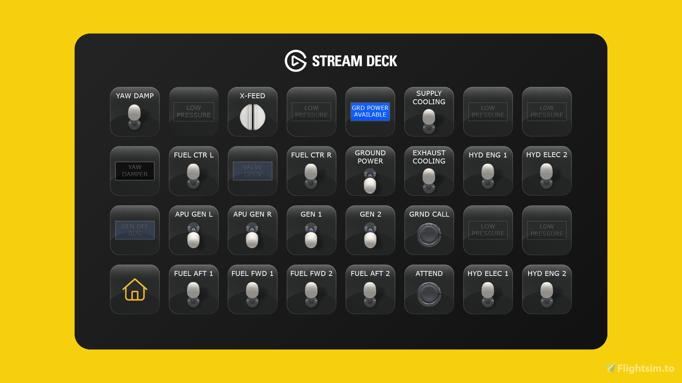 Flight Panels - Stream Deck Series: PMDG Boeing 737 のために Microsoft ...