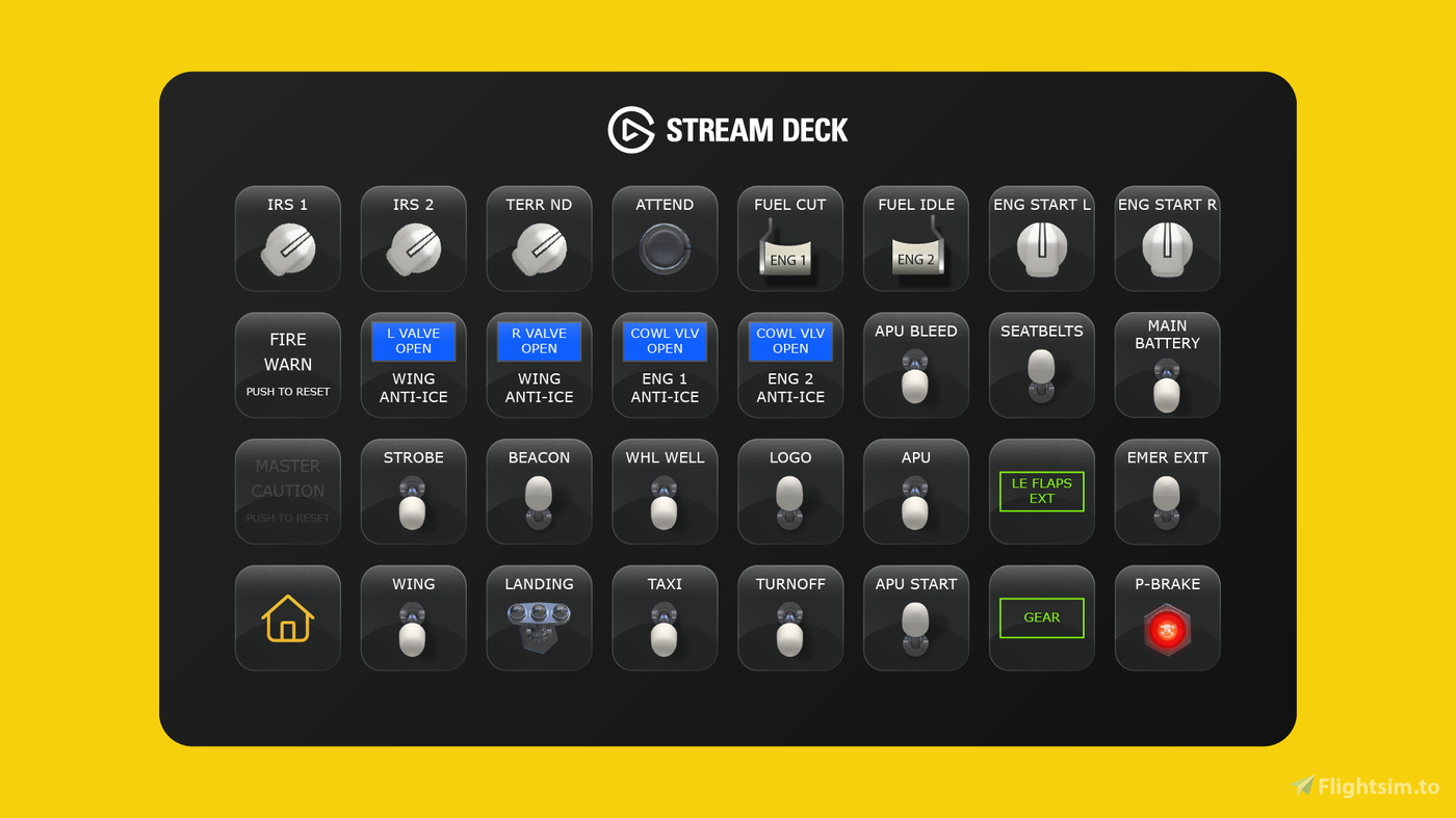 Flight Panels - Stream Deck Series: PMDG Boeing 737 for Microsoft ...