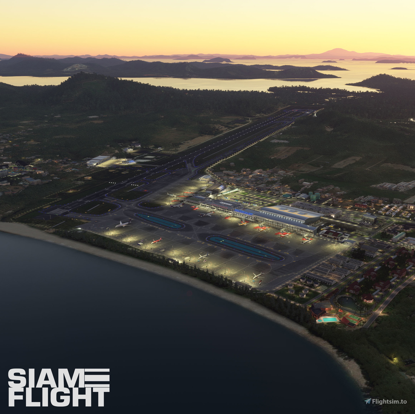 SiamFlight - VTSP/HKT - Phuket International Thailand 对于 Microsoft ...