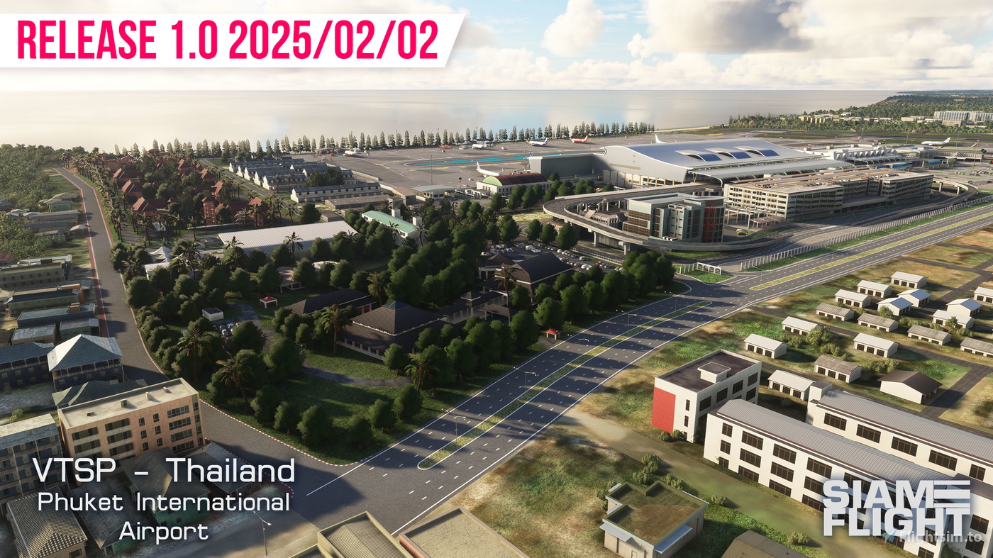SiamFlight - VTSP/HKT - Phuket International Thailand for Microsoft ...