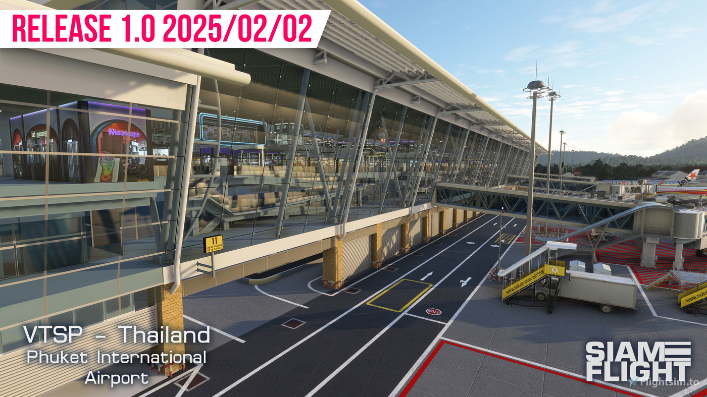 SiamFlight - VTSP/HKT - Phuket International Thailand for Microsoft ...