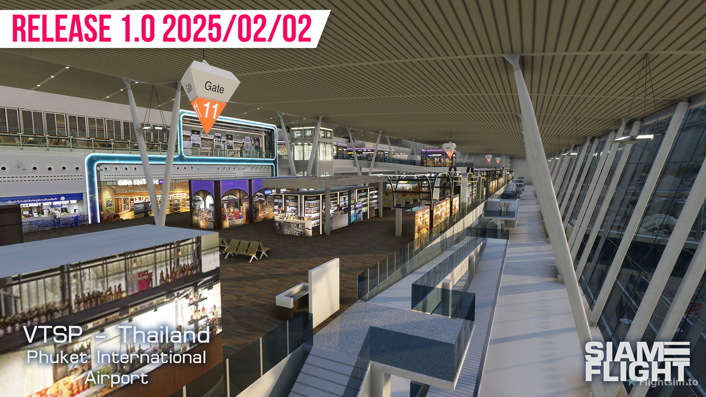 SiamFlight - VTSP/HKT - Phuket International Thailand for Microsoft ...