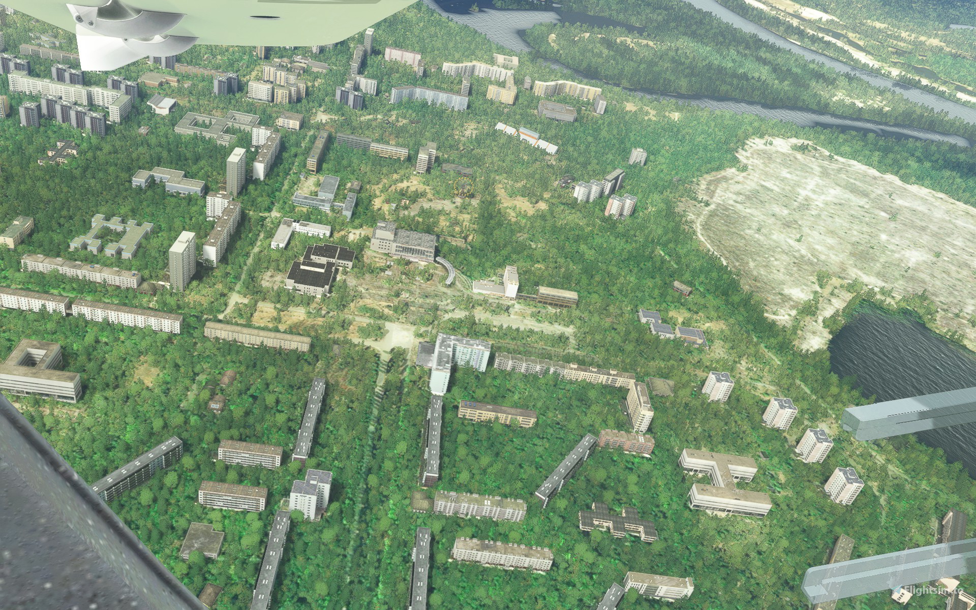 Chernobyl NPP and Pripyat town for Microsoft Flight Simulator | MSFS