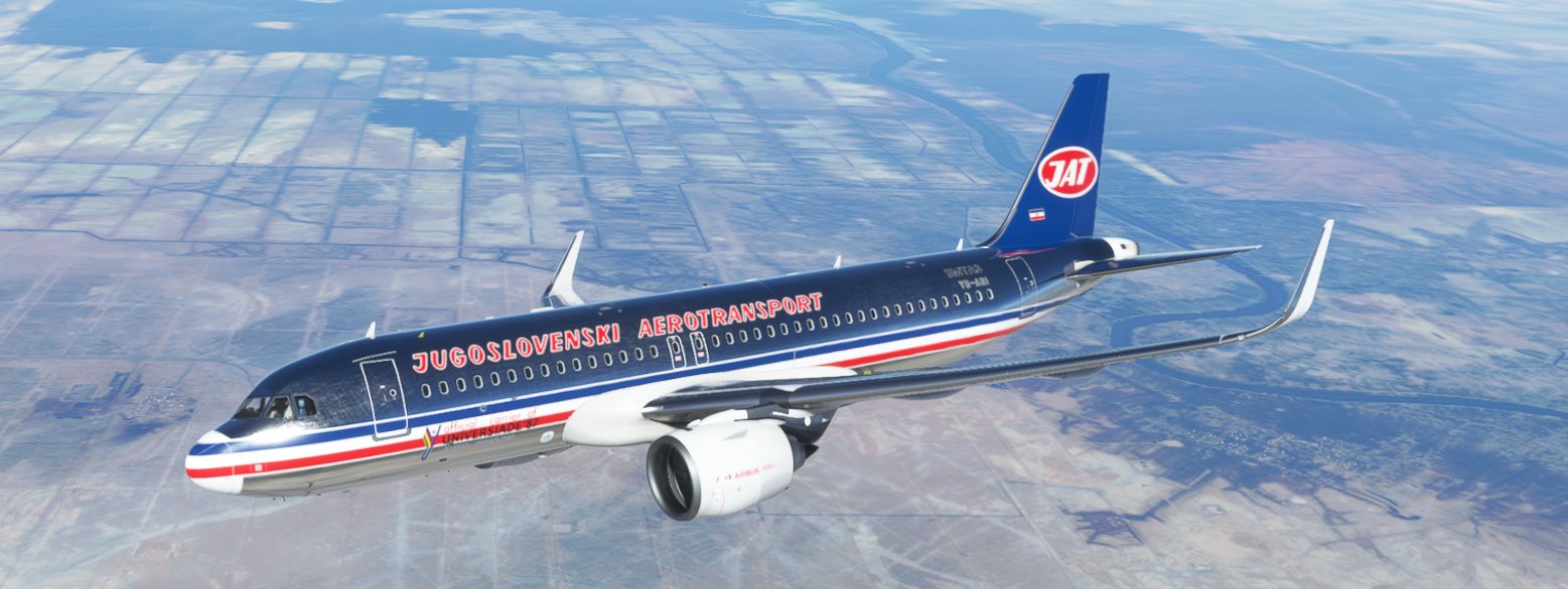 JAT retro liveries 1980 (DC-9) & 1985 (B-737) - pack | fbw a32nx 8K for ...