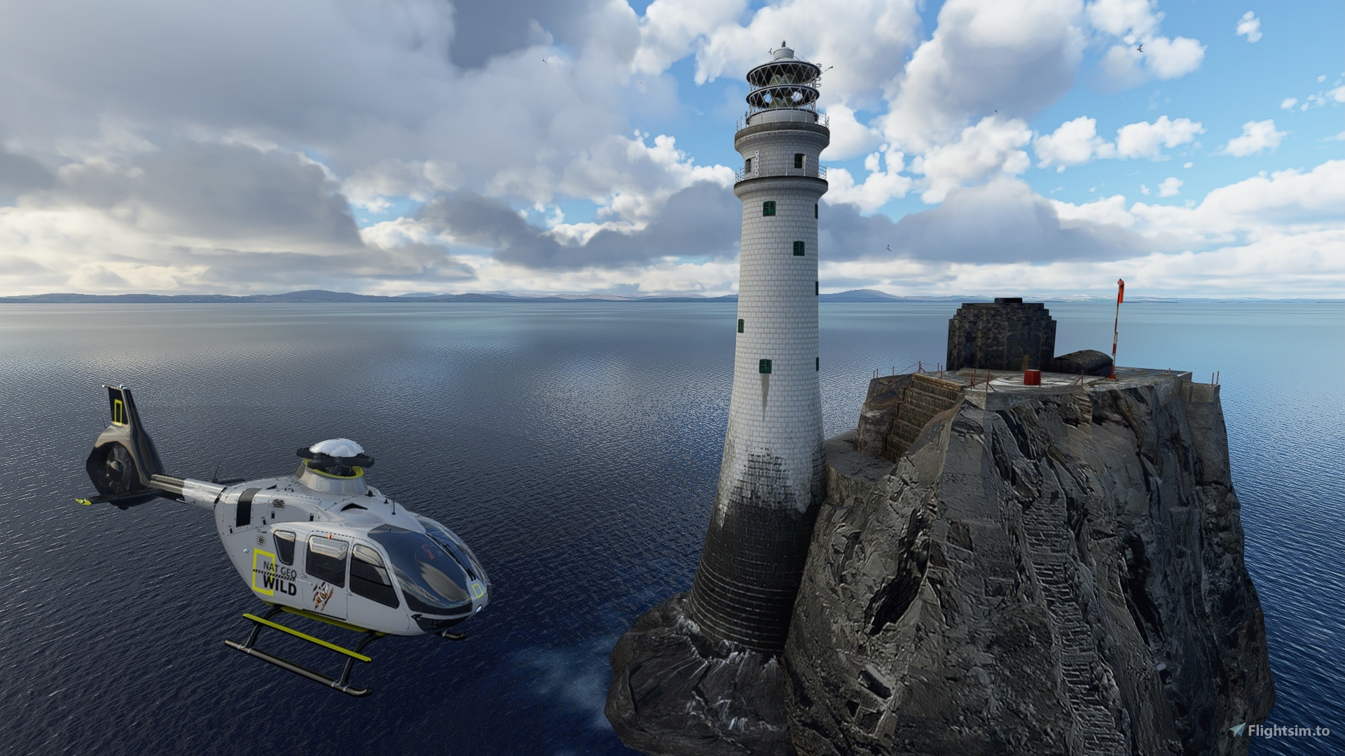 Fastnet Rock Lighthouse (Helipad) for Microsoft Flight Simulator | MSFS