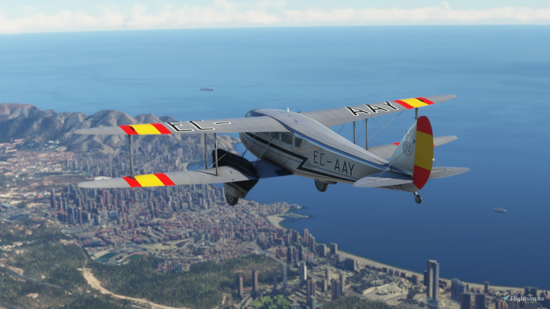 Benidorm, Alicante, Spain for Microsoft Flight Simulator | MSFS