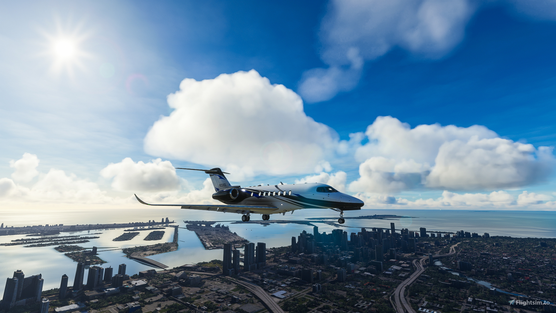 Cessna Citation Longitude N233CL for Microsoft Flight Simulator | MSFS