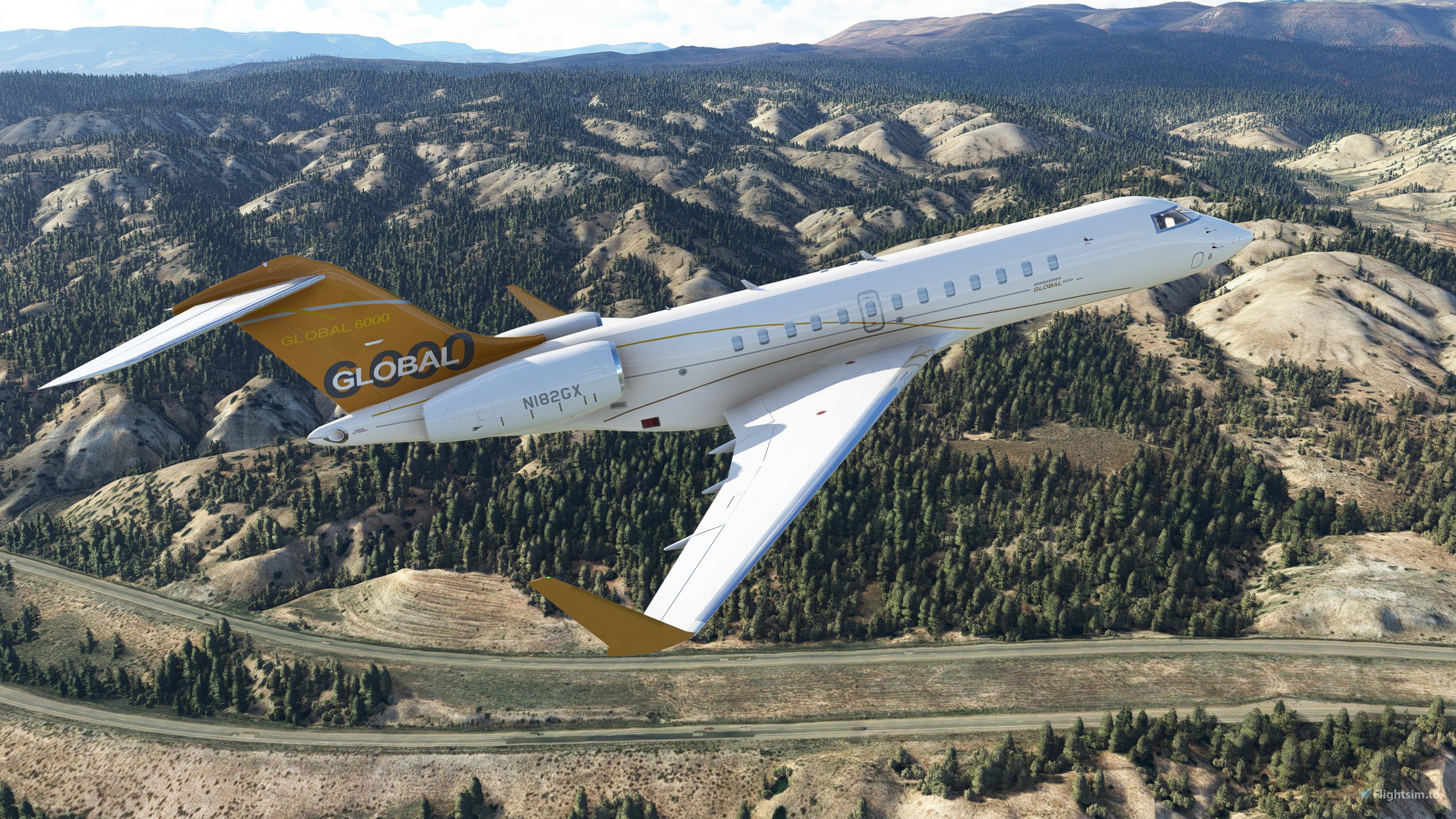 Global 6000 N182GX 8K HIGH DEFINITION DETAILS Repaint of Bombardier ...