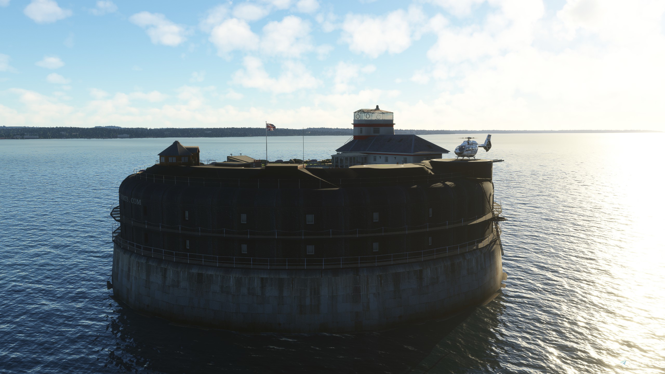 Solent Forts - No Man's Land Fort (Helipad) for Microsoft Flight ...