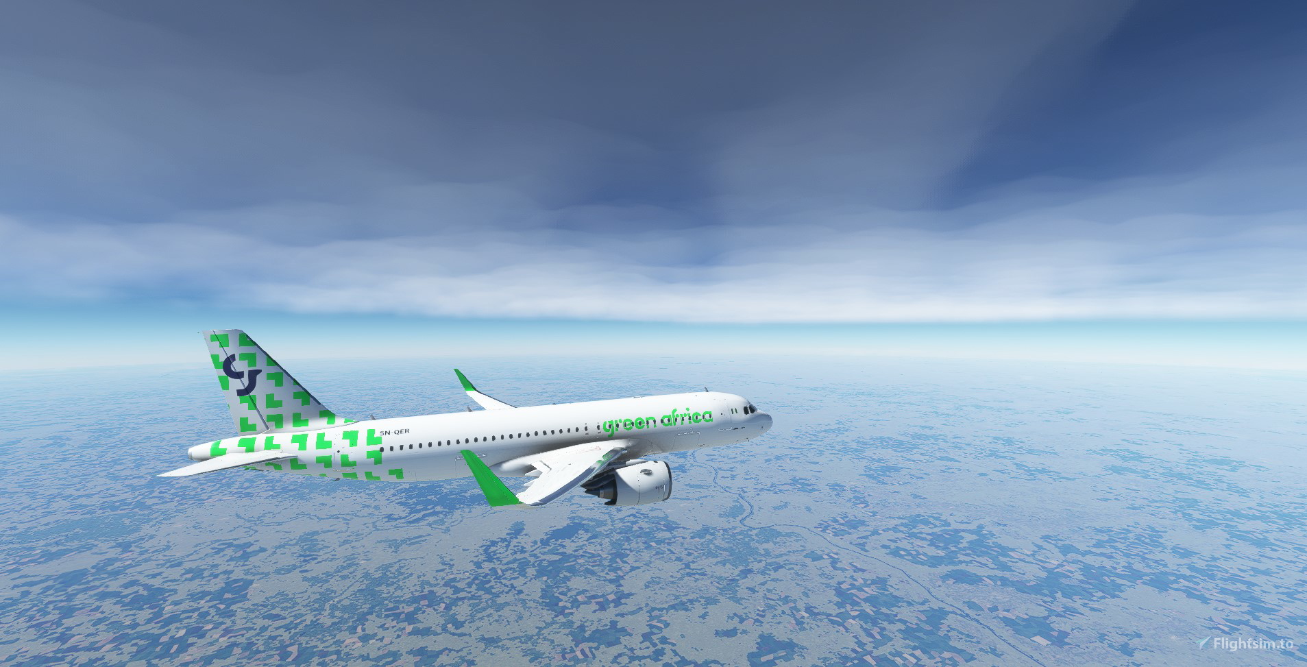 A320 Green Africa (an a220 livery turned into an a320 NEO one) 4k for ...