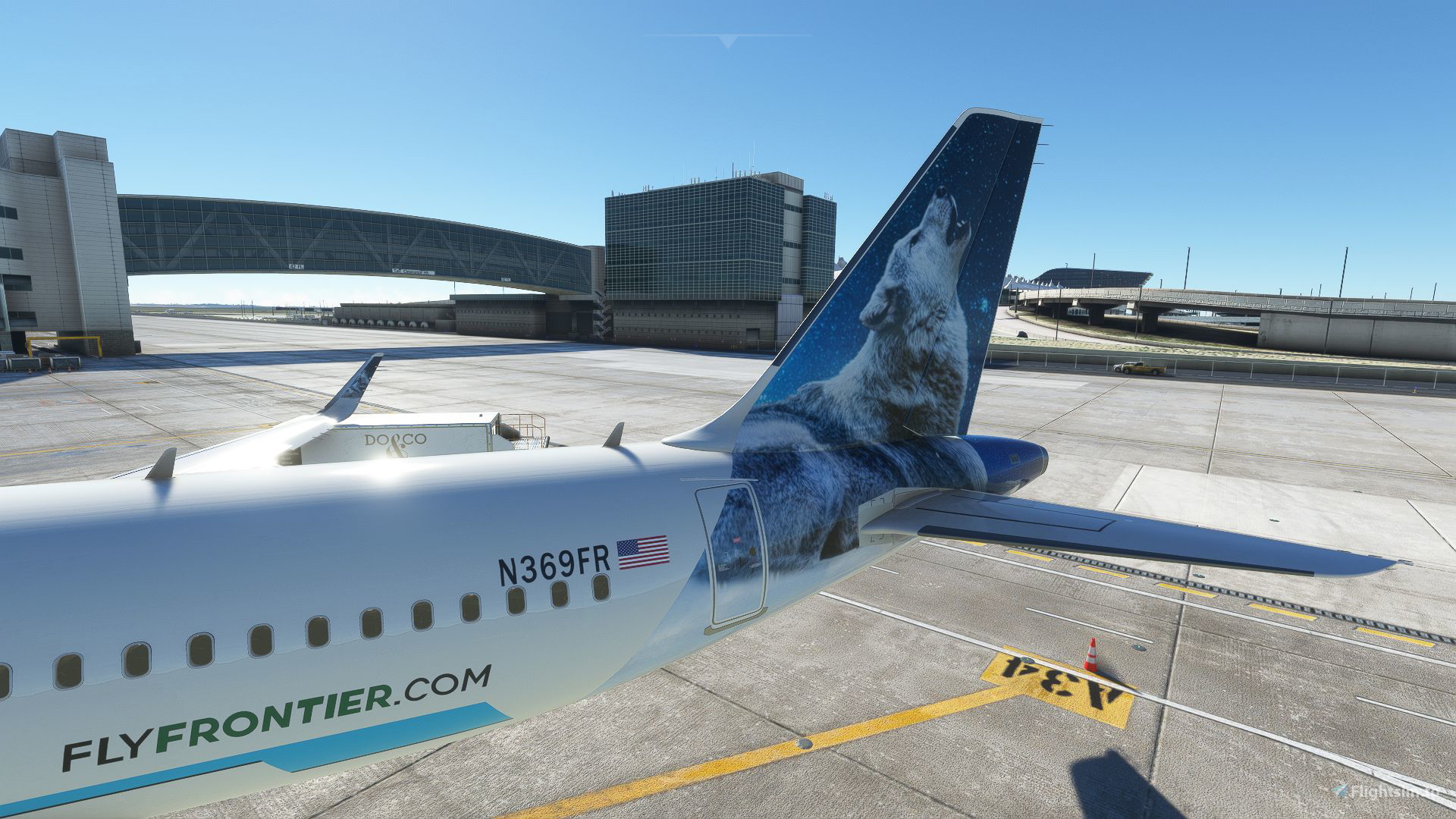 A32NX Frontier Airlines(Chinook the Gray Wolf)[N369FR]8K for Microsoft ...