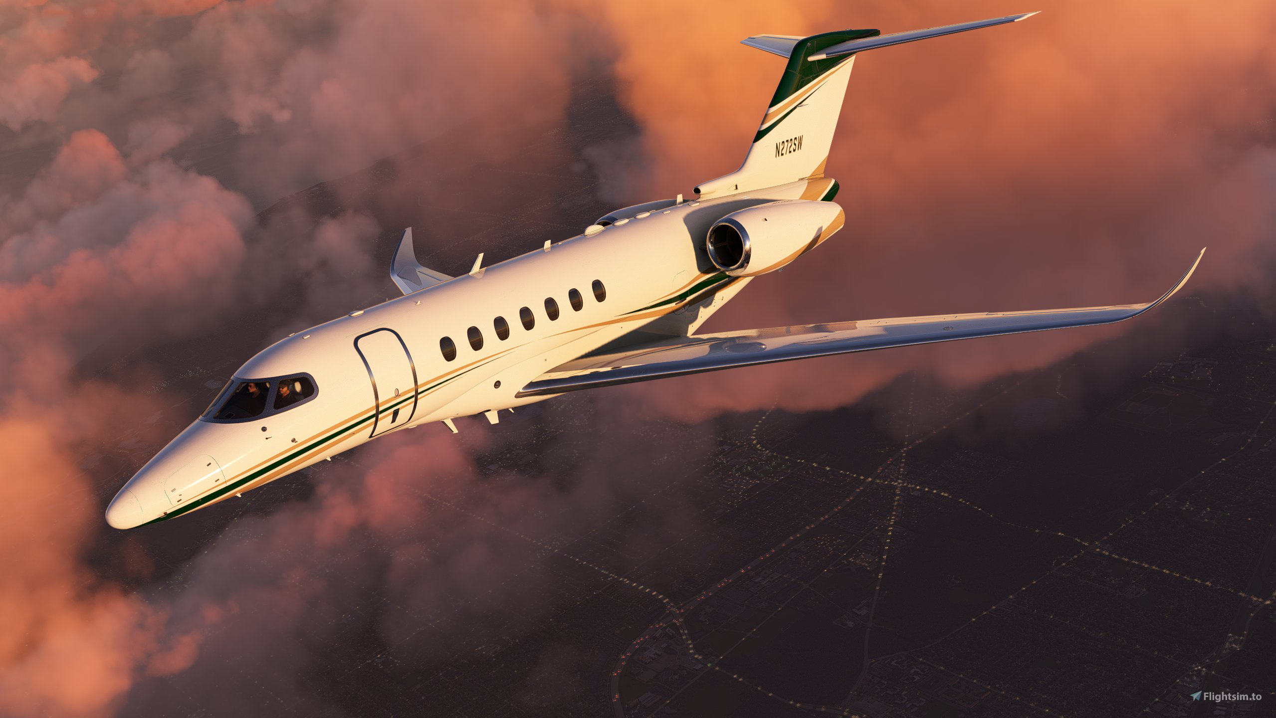 Cessna Citation Longitude N272SW for Microsoft Flight Simulator | MSFS
