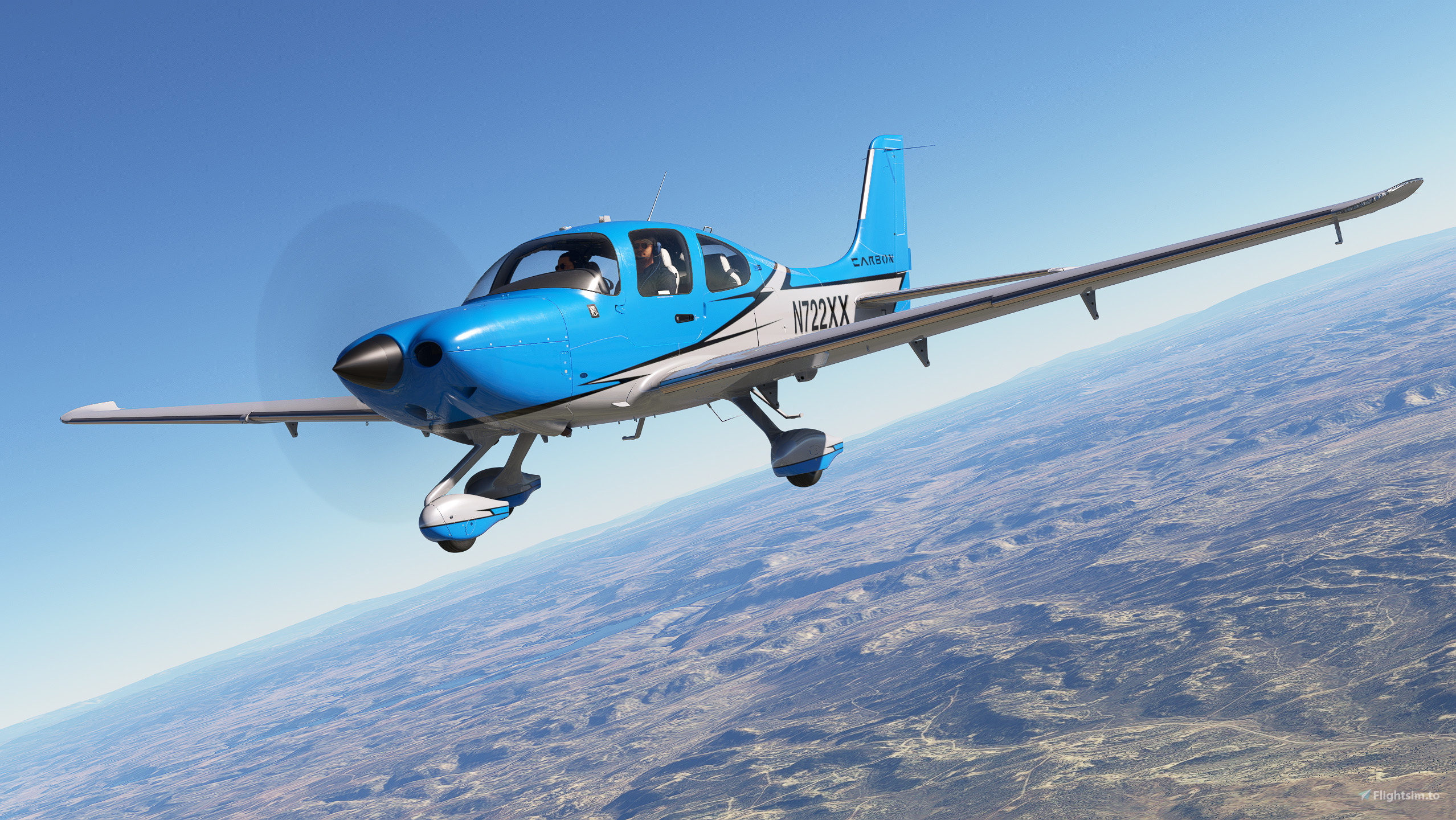 Cirrus SR22T G6 | Monarch Blue — 2020 Carbon | N722XX (8K) para ...