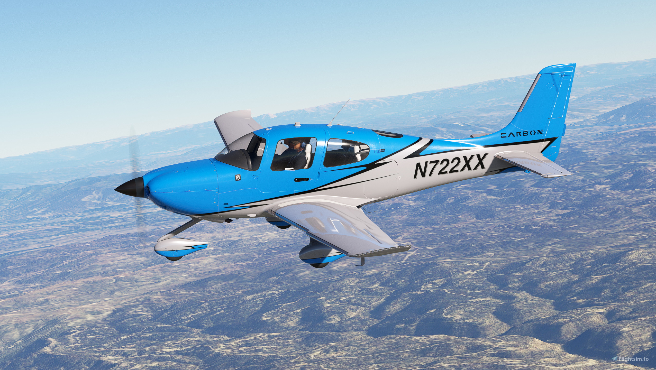 Cirrus SR22T G6 | Monarch Blue — 2020 Carbon | N722XX (8K) para ...