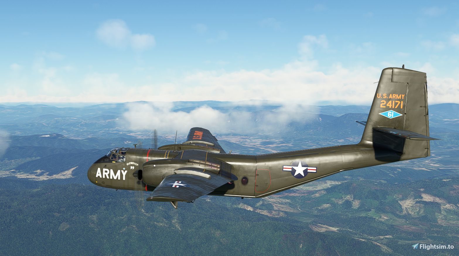 de Havilland Canada DHC-4 Caribou US Army 'Gizmotch' for Microsoft ...