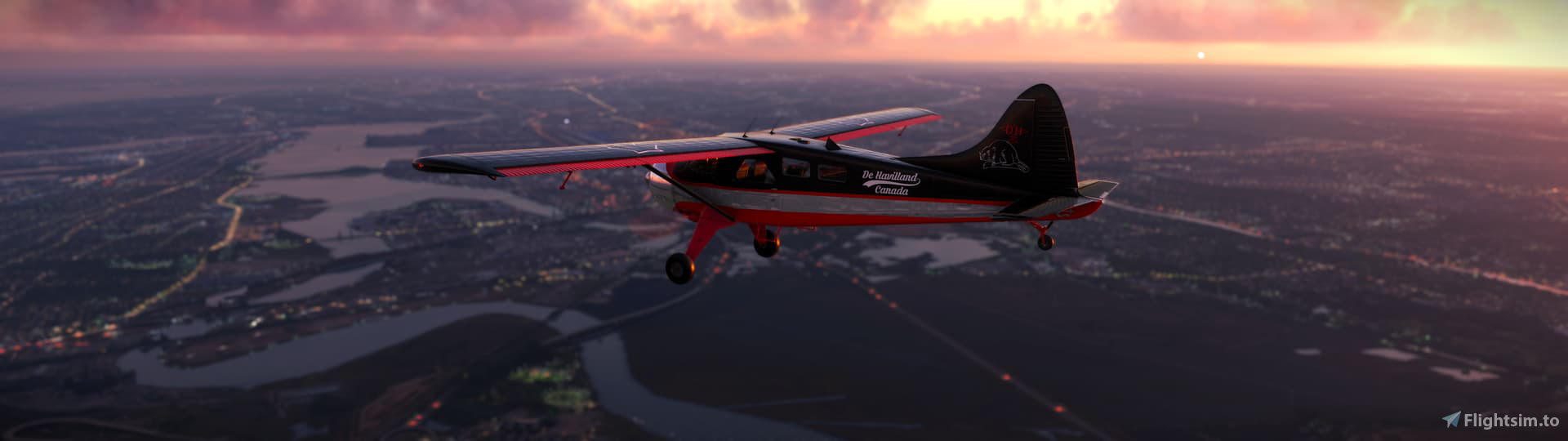 DHC2 Beaver - Red Devil for Microsoft Flight Simulator | MSFS