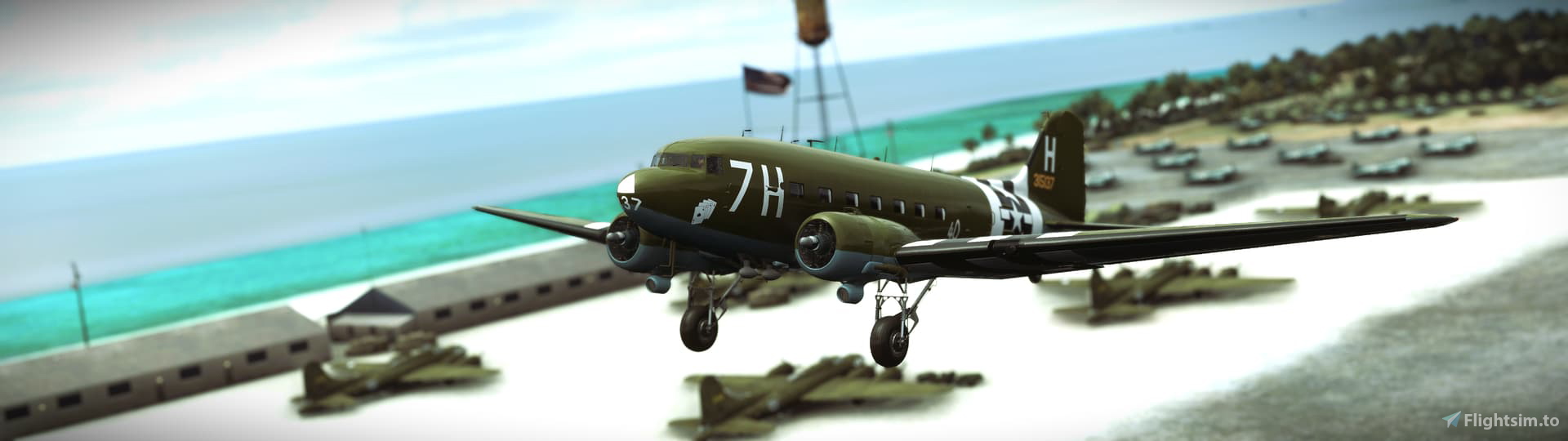 Douglas DC-3/C47 "Chalk 40" for Microsoft Flight Simulator | MSFS