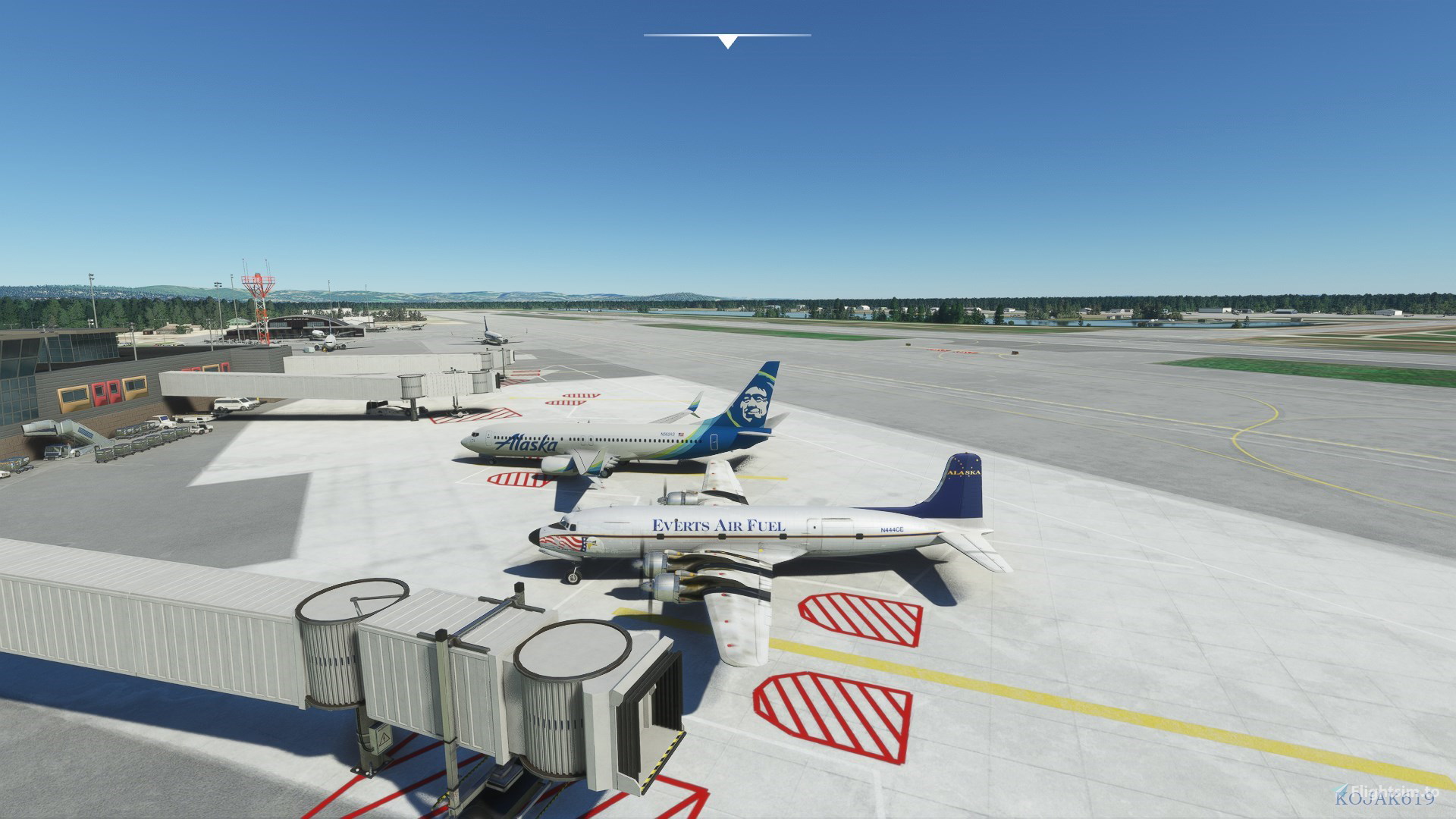 Douglas DC-6B | Everts Air Fuel N444CE "Spirit of America" (Weathered ...