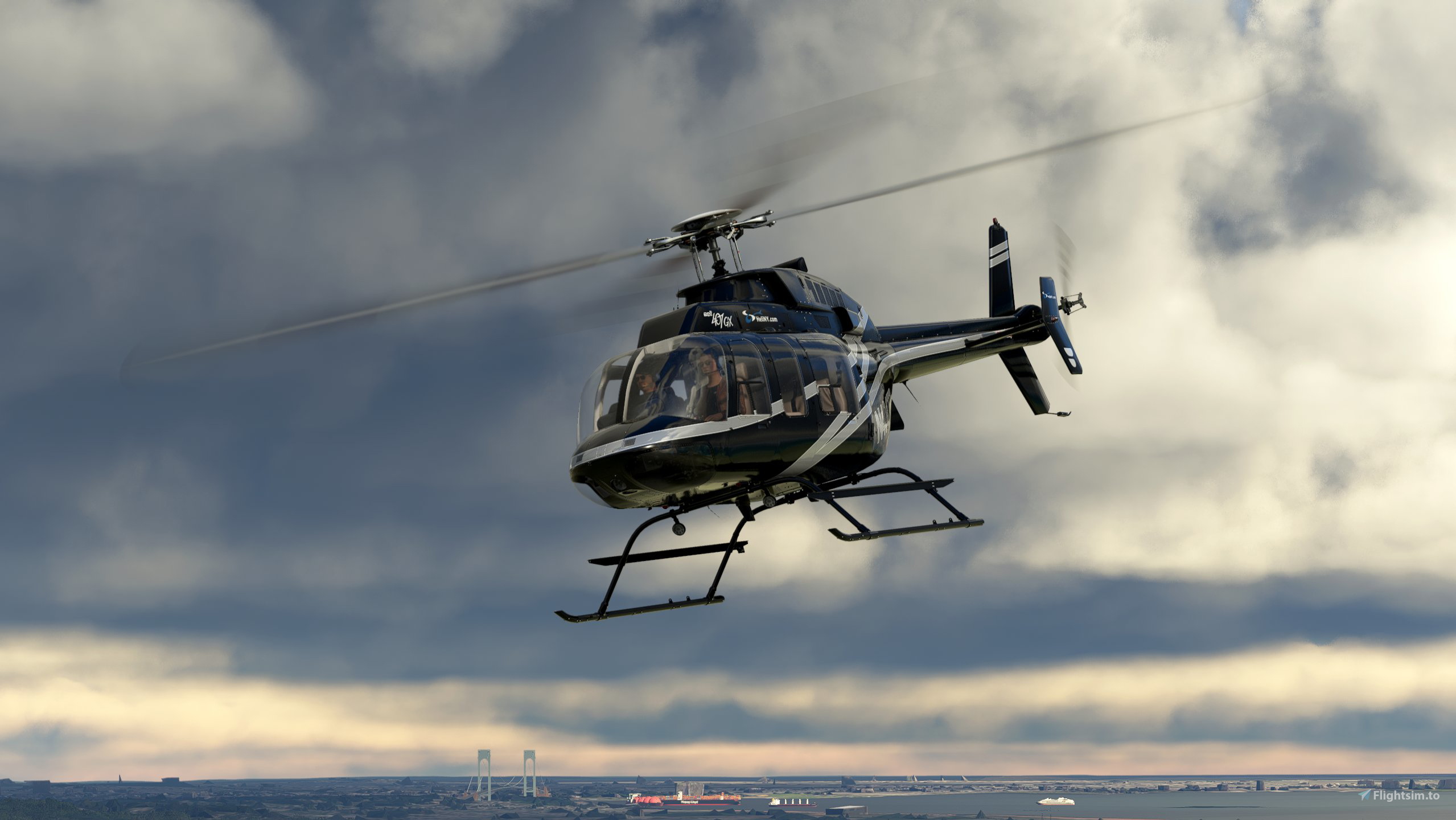 HeliNY (Helicopter New York) N404TD - Bell 407 para Microsoft Flight ...