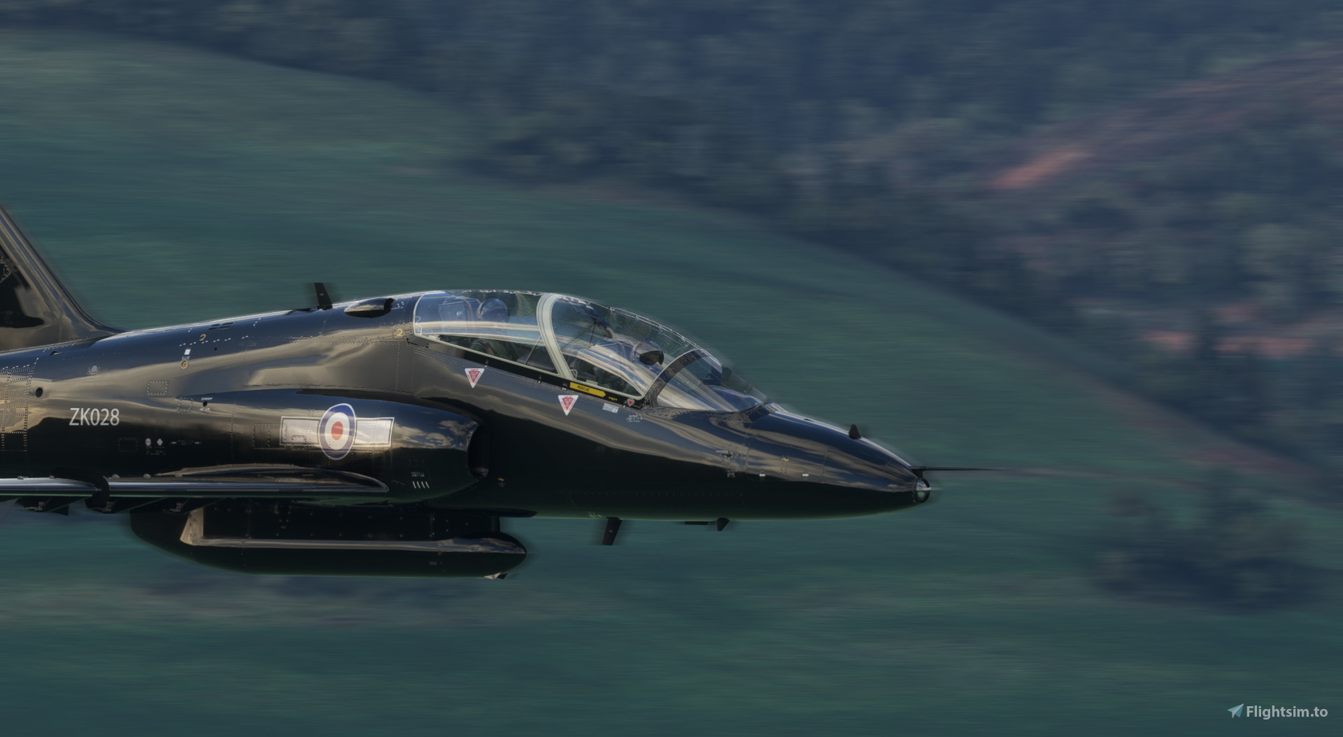 Just Flight Hawk T1.A 25 Sqn Hawk T1 (fictional) Textures for Microsoft ...