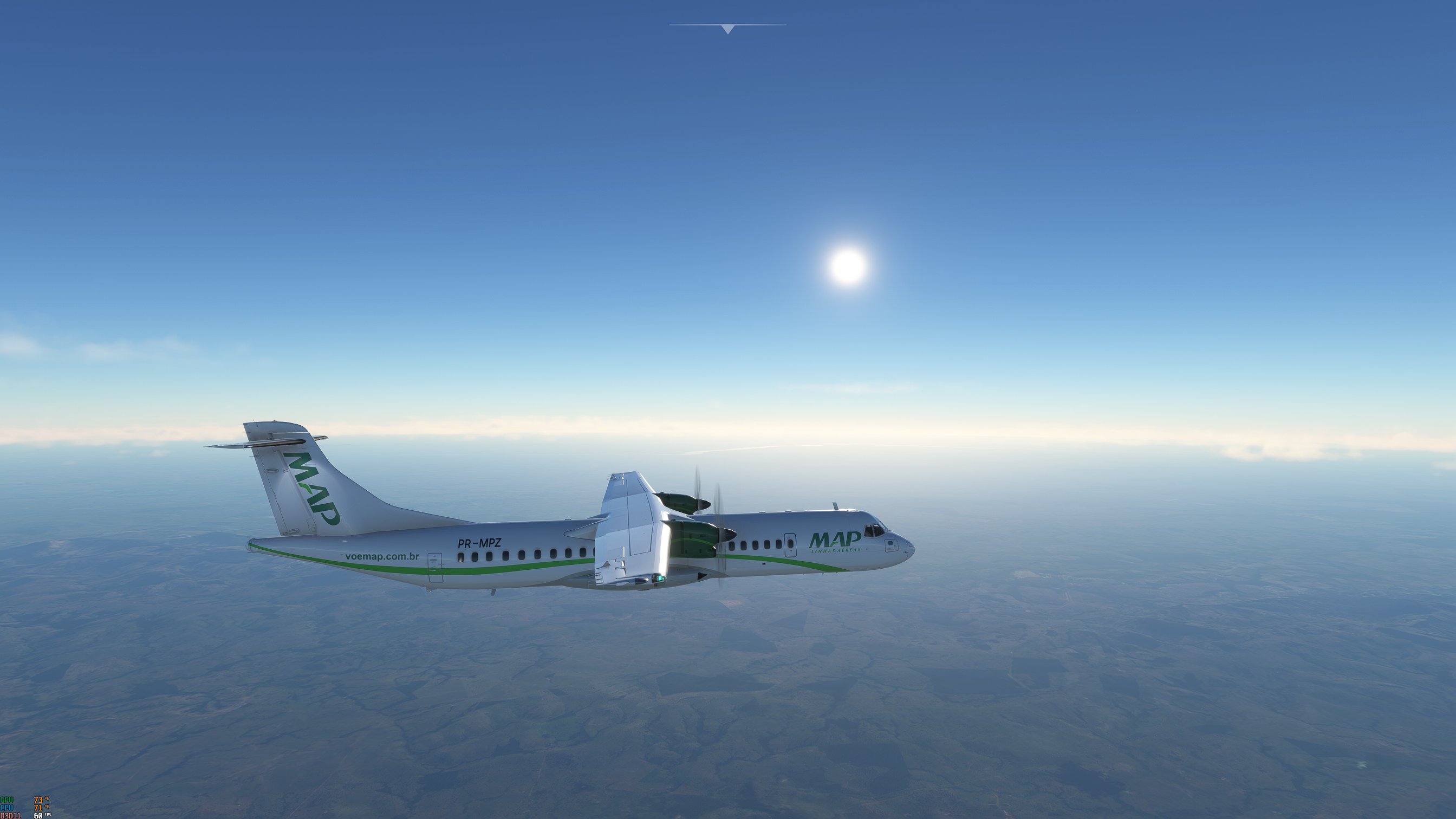 MAP Linhas Aéreas | PR-MPZ | Asobo ATR 72-600 | 4K pour Microsoft ...