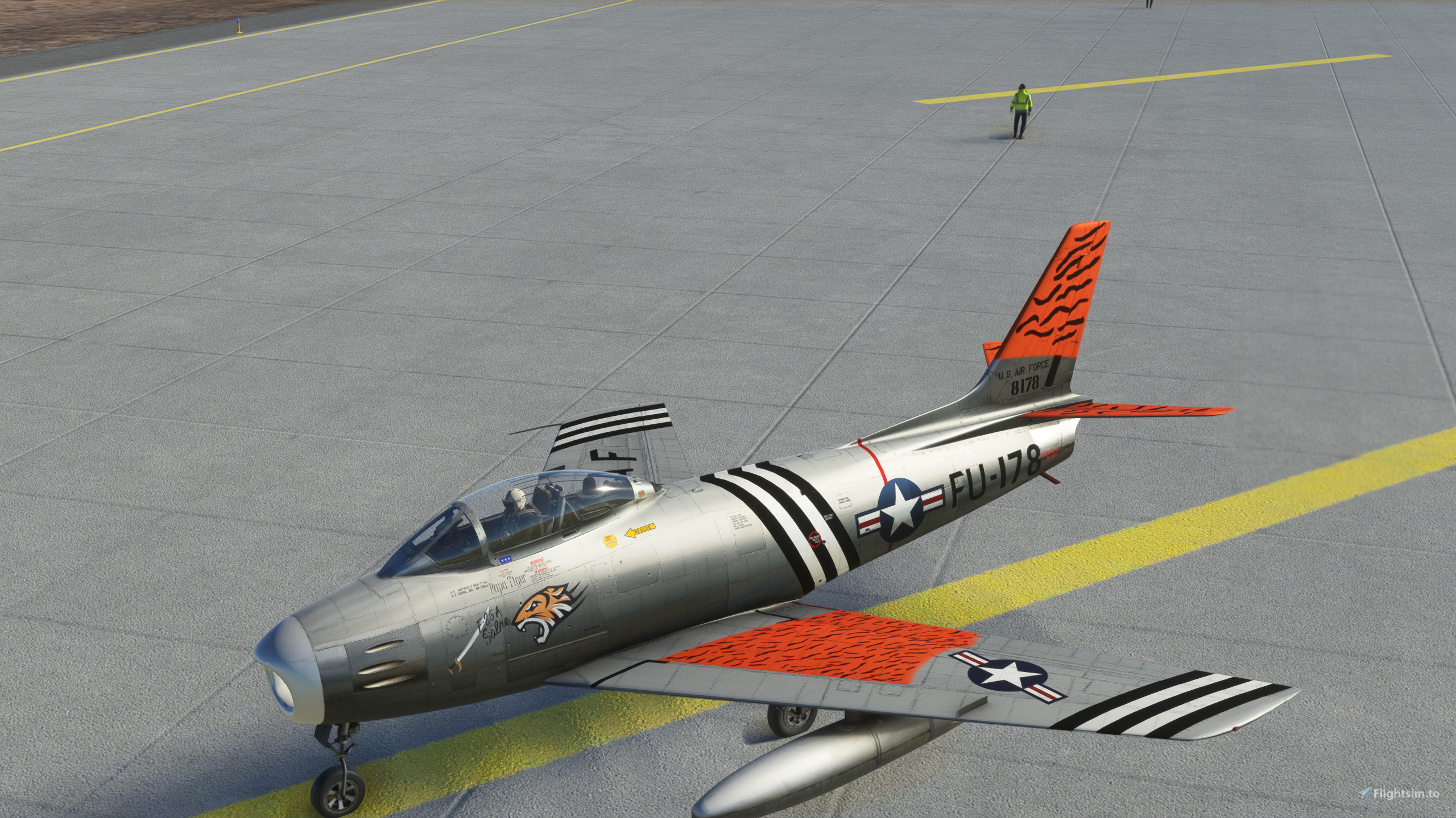Milviz F-86 Sabre - Full Aircraft (Partial Native Conversion) para ...