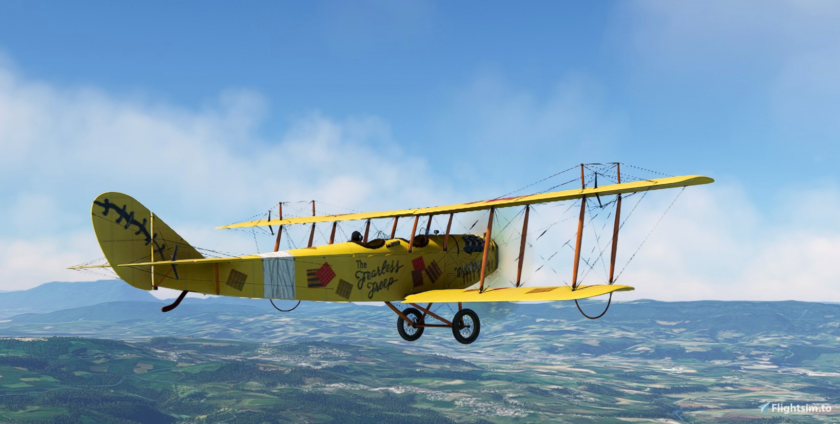 "Miss Mabel" livery from The Rocketeer for the Curtiss JN-4 Jenny for ...