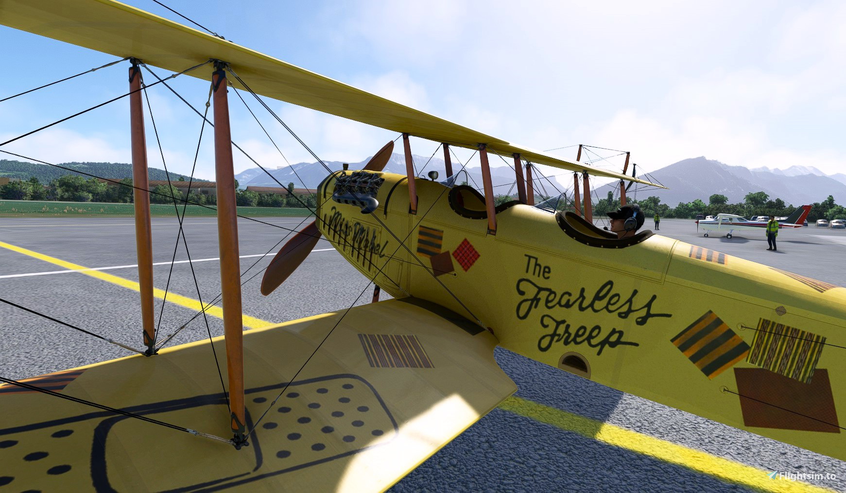 "Miss Mabel" livery from The Rocketeer for the Curtiss JN-4 Jenny for ...