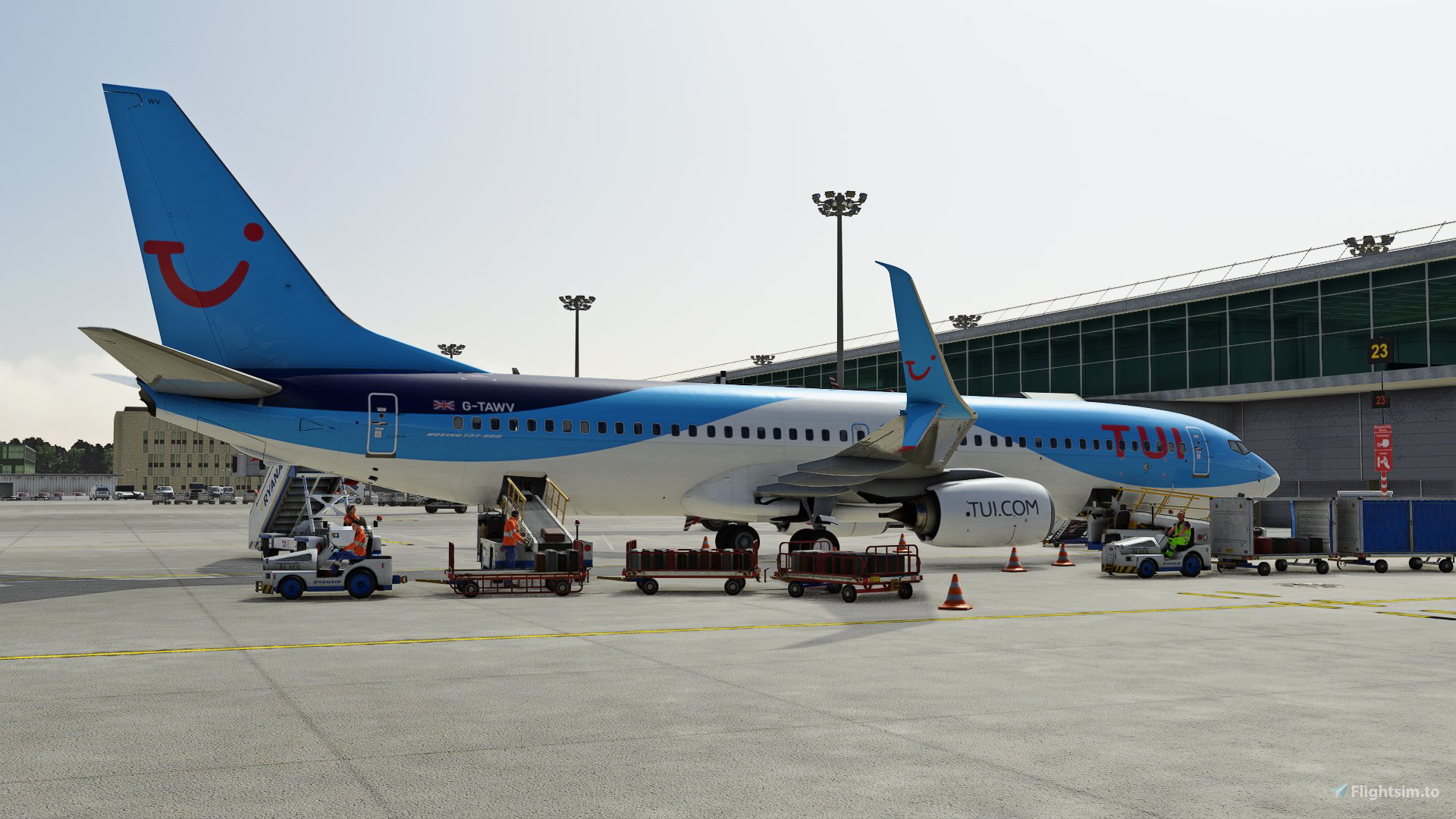 PMDG 737-800 TUI UK (G-TAWV - 2019) for Microsoft Flight Simulator | MSFS