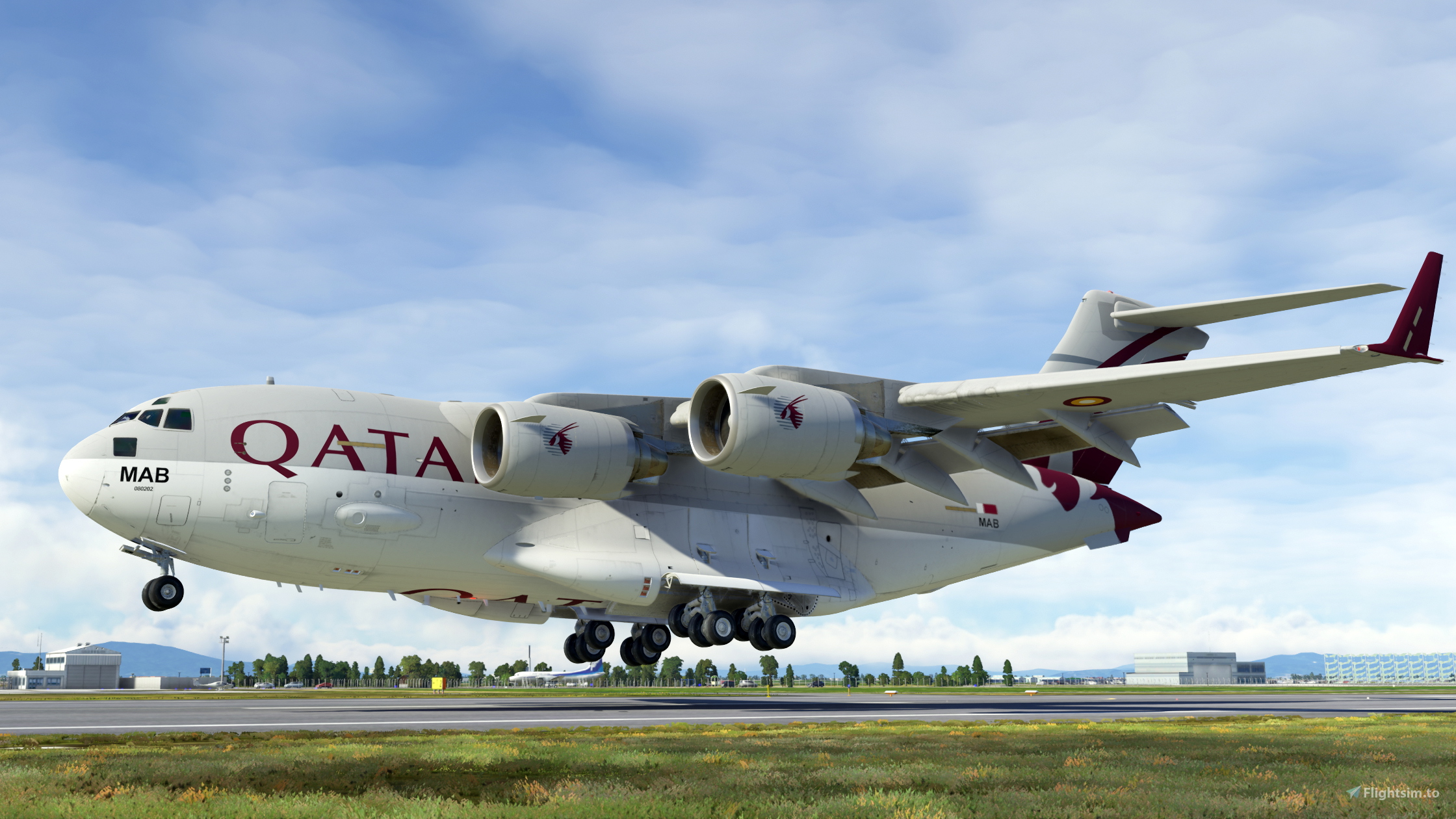 Qatar Emiri Air Force A7-MAB | Delta Simulations (Destroyer121) Boeing ...