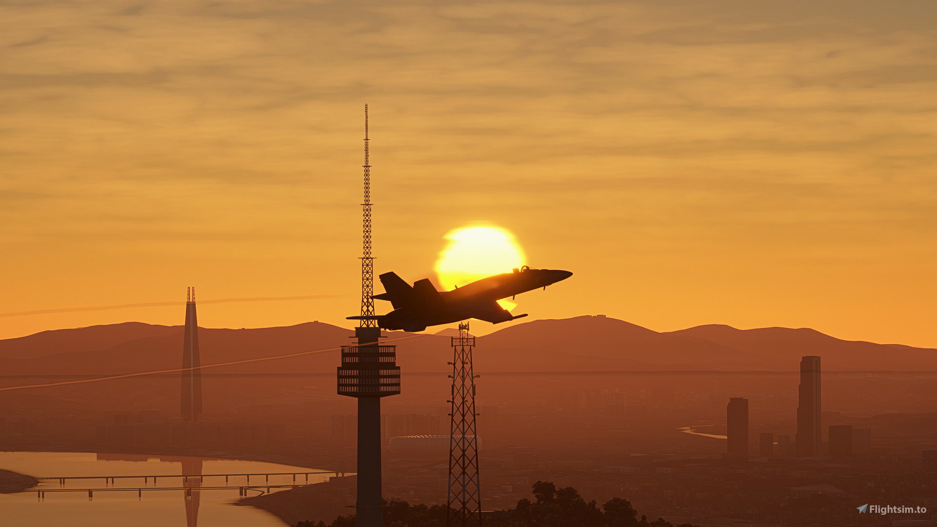 Seoul City and Seoul Air Base RKSM for Microsoft Flight Simulator | MSFS