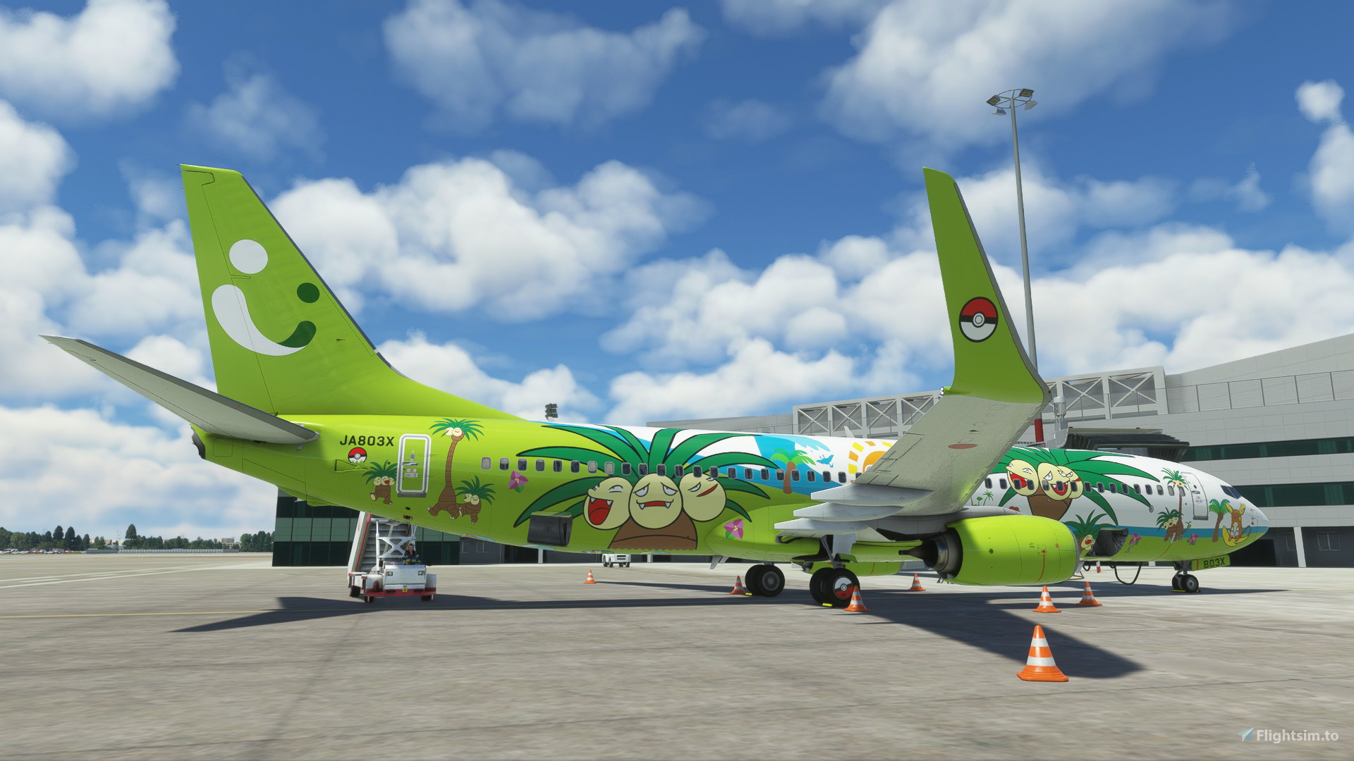 Solaseed Air (Nassi Jet) JA803X - PMDG 737-800 for Microsoft Flight ...