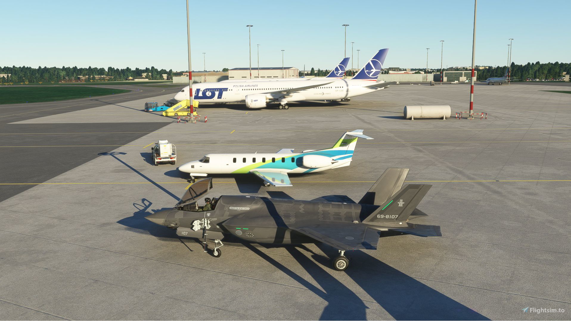 Warsaw Chopin Intl. Airport - EPWA v8.7 for Microsoft Flight Simulator ...